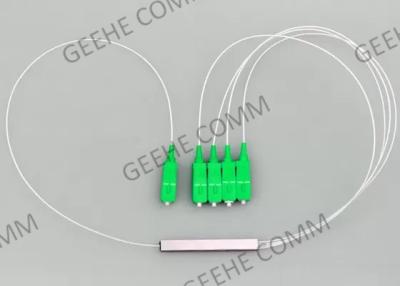 China 1×4 de staalbuis 850nm 1550nm kiest de Splitser van de Wijzevezel uit Te koop