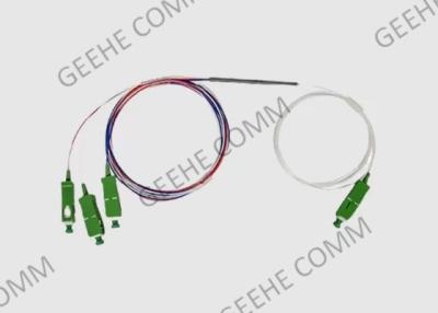China 1x3 Single Mode Triple Window Fiber Optic Coupler 1310nm 1550nm for sale