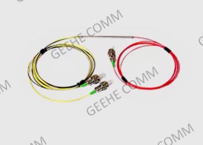 China Fiber Optic ST Connector 1×2 Ratios Wideband Optical Couplers for sale