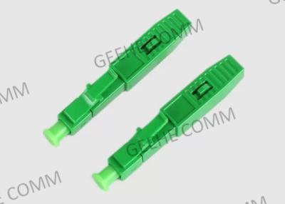 China Conector de APC los 250μM Fiber Optic LC del solo modo del campo de la virola en venta