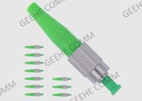 China Simplex Single Mode FC APC Fiber Optic Connector 0.3dB Insertion Loss for Patch Cords for sale