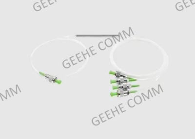 China Steel Tube FBT Optical 1310 1550nm 1×4 WDM Fiber Coupler for sale