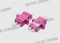 China SC Multimode OM4 Simplex Fiber Optic Adapter for sale