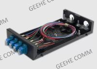China CATV 1U LC Duplex 8 Port Loaded Patch Panel Multimode OM3 OM4 0.15dB Low Loss for sale