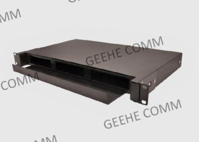 China Empty 24 Port Simplex 24 Fiber ST Patch Panel Faceplate for sale