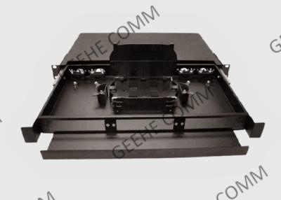 중국 1 RU 12 공항 단일모드 LC-UPC 선반 장착 패치와 접합 패널 900 um 땋아 늘인 머리 판매용