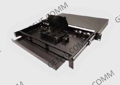 중국 1 RU 12 공항 단일모드 LC-UPC 선반 장착 패치와 접합 패널 900 um 땋아 늘인 머리 판매용