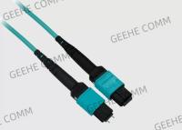 China 16F MPO Pre-Terminated Trunk Cable 2M 40G Low Insertion Loss Fiber Optic for sale