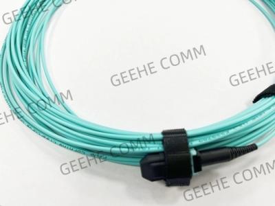 中国 8F OM4 2mm OD MPO(F)-MPO(F) タイプ B OFNP 低損失 13m 販売のため