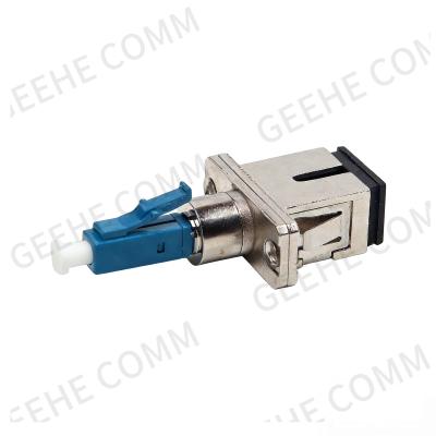 China SC/UPC Female to LC/UPC Male SingleMode Simplex Fiber Optic Adapter for sale