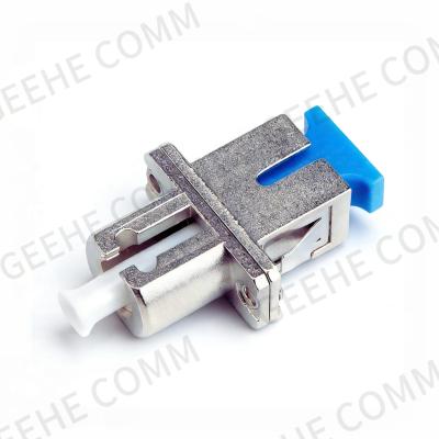 China LC Female to SC Female Simplex Singlemode Hybrid Fiber Optic Adapter for sale