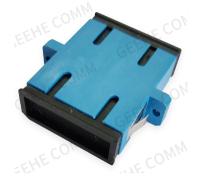 China SC/UPC Singlemode Duplex Fiber Optic Adapter Flange 0.2dB Insertion Loss for sale