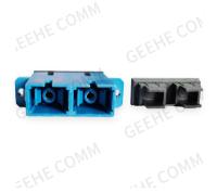 China SC/UPC Singlemode Duplex Fiber Optic Adapter Flange 0.2dB Insertion Loss for sale