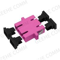 China SC Multimode Duplex Fiber Optic Adapter/Flange for sale