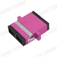 China SC Multimode Duplex Fiber Optic Adapter/Flange for sale