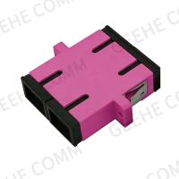 China SC Multimode Duplex Fiber Optic Adapter/Flange for sale