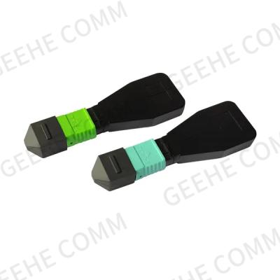China 8/12/24 Core MTP/MPO Female Fiber Loopback Adapter Module For QSFP for sale