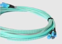 China 12 Core OM4 MTP Trunk Cable for sale