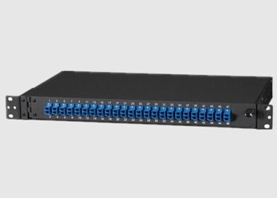 China SC Adapter Wall Mount 2U 48 Port Fiber Optic Patch Panel for sale