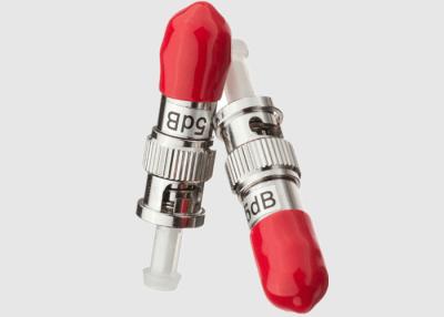 China ST/UPC 20dB Male To Female Variable Fiber Optic Attenuator for sale