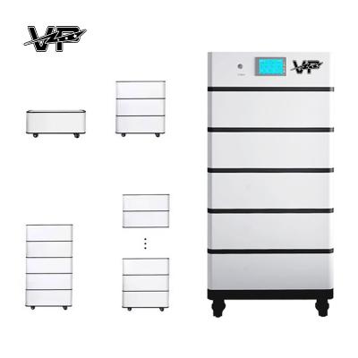 중국 5*32S1P 가정용 에너지 저장 시스템 25.6KWH 512V 바닥에 장착된 VP LiFePO4 태양 전지 판매용