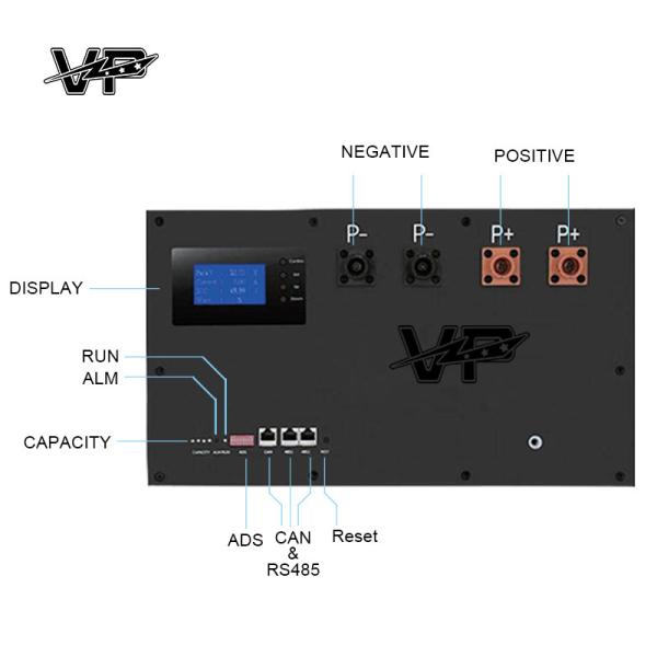 Quality VP DIY Box 51.2V 280Ah Lithium BMS Solar Power Backup Systems For Homes LiFePO4 for sale
