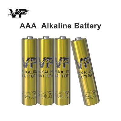 China Pilhas Alcalinas Ultra Secas LR03 Aaa 1.5 V VP AM4 150Mins 11.5g Para Uso Doméstico à venda