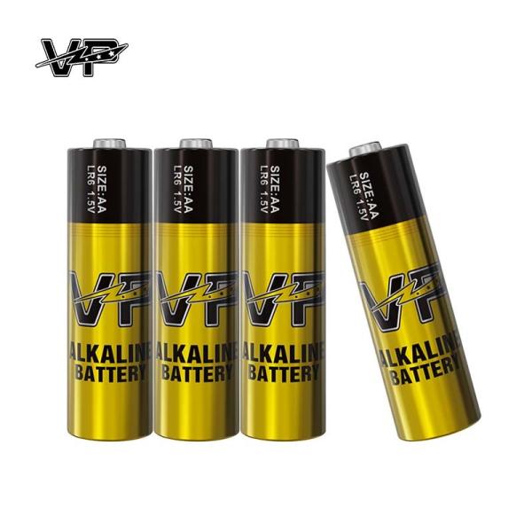 Quality High Energy Density VP Alkaline Battery Aa Lr6 1.5 V 300Mins AM3 OEM ODM Service for sale