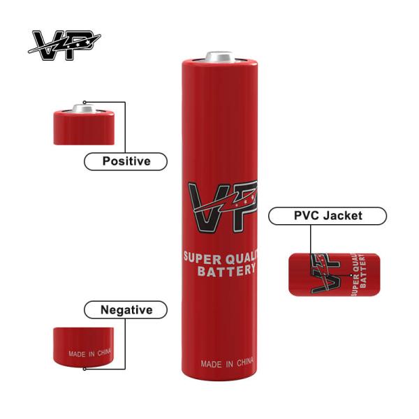 Quality High Performance Carbon Zinc Battery For Low Current Devices VP R03 AAA UM4 for sale