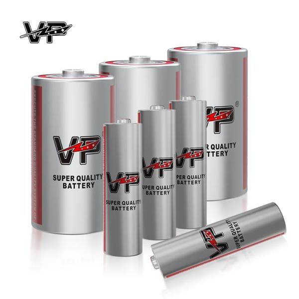 Quality Anti Corrosion VP Batteries R6P AA UM3 Metal Shell Carbon Zinc Battery 90mins for sale