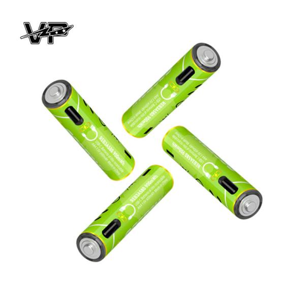 Quality VP 900mWh Li Ion Aaa 1.5 V Rechargeable Battery High Energy Output for sale