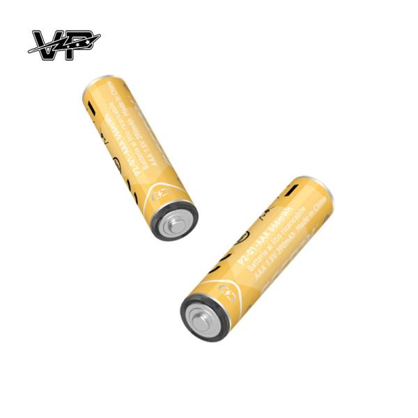 Quality 1.5V 660mWh AAA Li Ion Cylindrical Rechargeable Battery Constant VP Batteries for sale