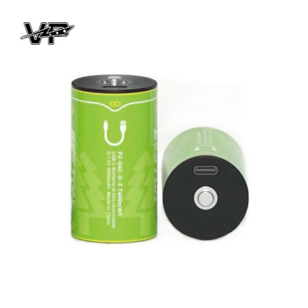 Quality Super Heavy Duty D Size 7400mWh VP Rechargeable Li Ion Battery Type-C Portable for sale