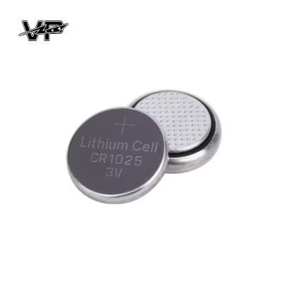 China VP CR1025 3V lithium button cell Car Remote Control Coin Cell Long Storage for sale