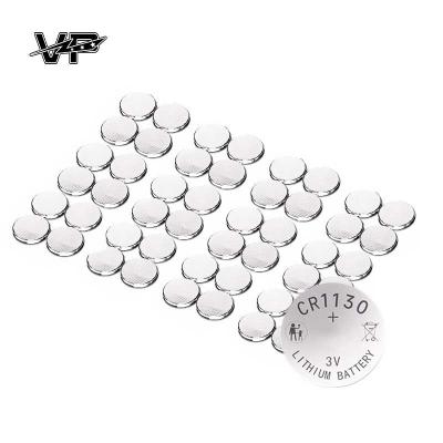 China VP Coin CR Cells 1130 3V Lithium Button Battery CR1130 60mAH 0.9g for sale