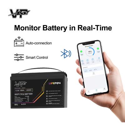 China VP 12V 100ah Bateria Solar Personalizável com BMS Pacote de Bateria de Íon de Lítio Fonte de Alimentação à venda