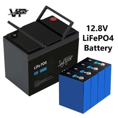 China VP Lithium 12V 100Ah Energy Storage System Bluetooth LiFePO4 Battery for sale