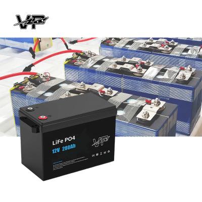 China 12.8V 280AH LiFePO4 Energy Storage System VP Deep Cycle Lithium Battery for sale
