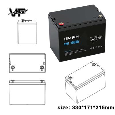 China 100 AMP Hour Lithium Battery Bulk Deep Cycle LiFePO4 100Ah for Solar Storage System for sale