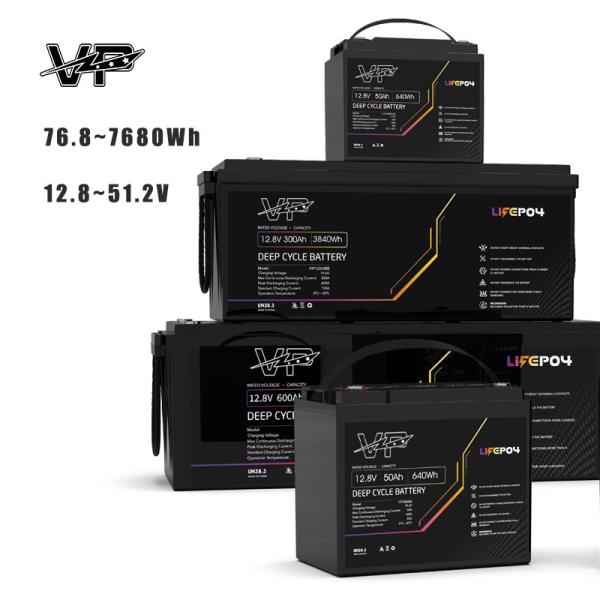 Quality 12.8V 12Ah LiFePO4 Deep Cycle Lithium Battery with Bluetooth IP65 for sale