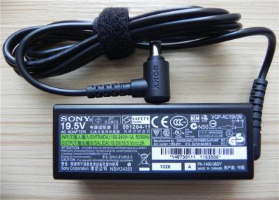 China SONY Laptop AC adapter for VGP-AC19V39 19.5V 2A 39W 6.5 x 4.4 mm DC Pin Size for sale