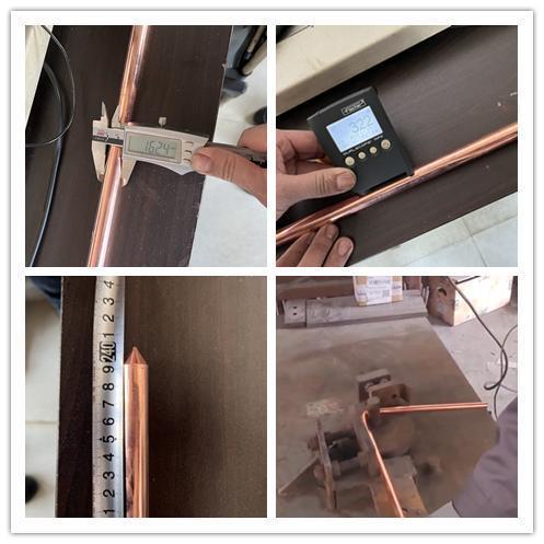 CE and ISO Listed 5/8′′ Bonded Electrical Copper Grounding Earthing Rod