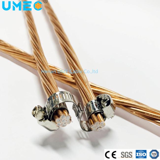 Wholesale Copperweld Tensile Strength 200-2000MPa Enamel Coated Copper Clad Steel Wire CCS