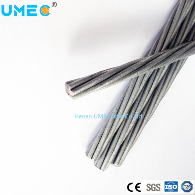 Electric Galvanzied Steel Cable 1860MPa 3/3.05mm 7/1.00mm 19/1.60mm Steel Wire/Strand Core Cable for ACSR Conductor Electric Cable