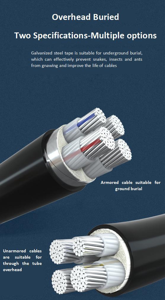 26/35kv Medium Voltage Transmission and Underground Swa Armoured Cable Yjv72 1corex300mm2 Electrical Cable Wire