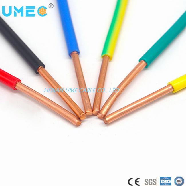 Solid Conductor PVC Insulated Single Core House Wiring Cable H07V-U Wire