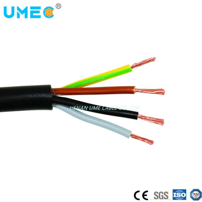 Flexible Copper Flame Retardant Underground Power Rubber Flexible Wire Cable