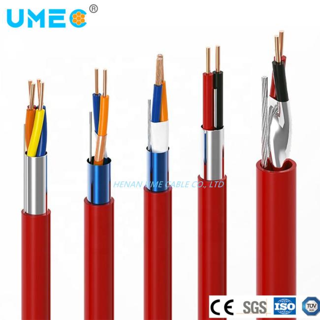 18 AWG 4cores Solid Fplr Rated Shielded Fire Alarm Cable