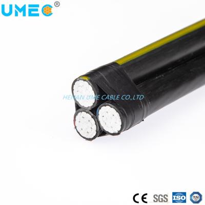 China Service Aerial Bundled Aluminium Overhead ABC kabel voor 0,6-1kv Toepassingsbereik Te koop