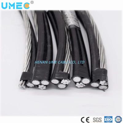 China Aluminiumgeleider PVC-pantserde door de klant gespecificeerde luchtkabel ABC-kabel Te koop